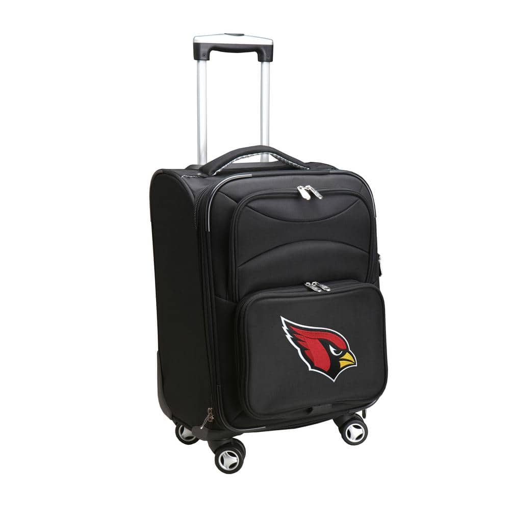 Denco NFL Arizona Cardinals 21 in. Black Carry-On Spinner Softside ...