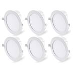 Hyperikon J-Box Downlight 6 in. 12-Watt 5000K Ne-Watt Construction or ...