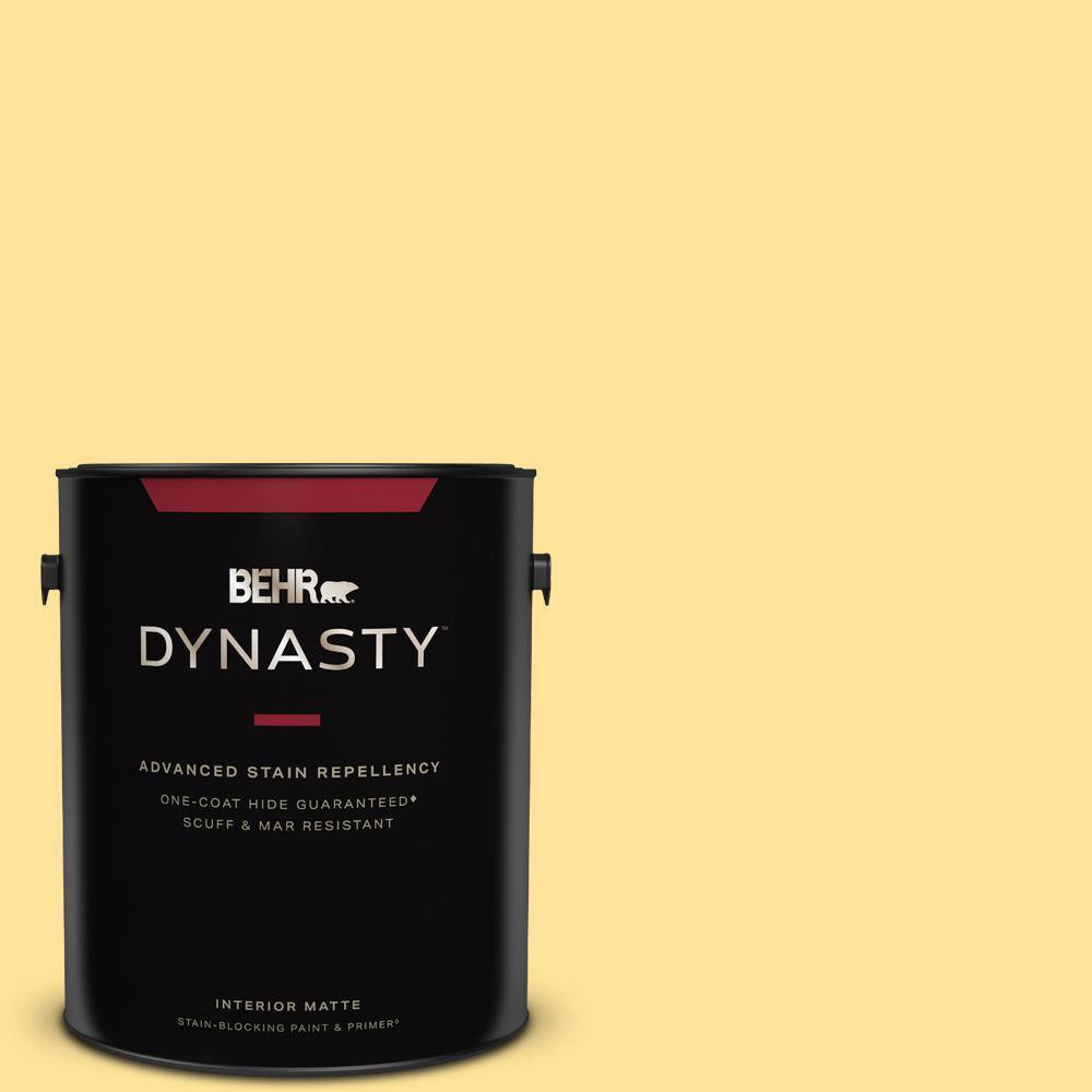 BEHR DYNASTY 1 gal. #P290-3 Roasted Corn Matte Interior Stain-Blocking ...