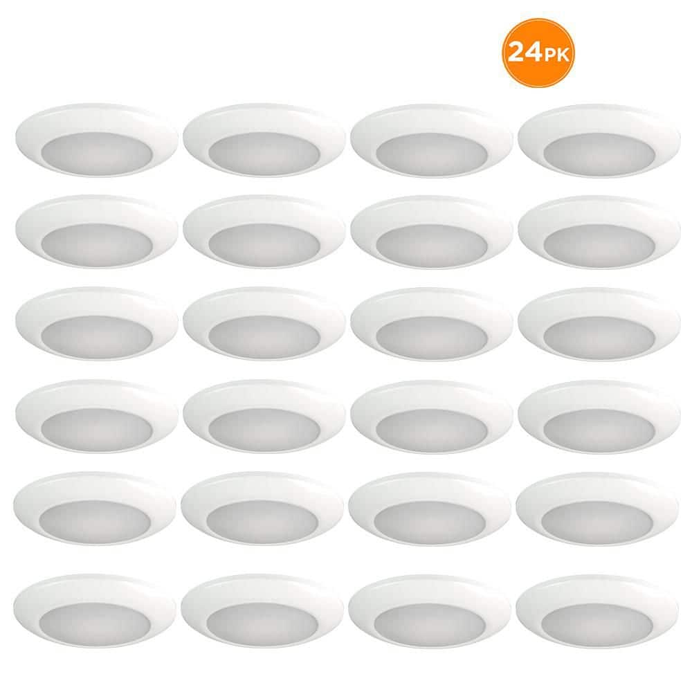 Reviews for Commercial Electric 24-Pack 4 in. LED Surface Mount ...