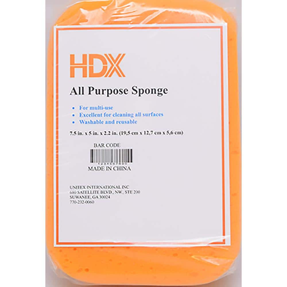 HDX All Purpose Sponge (1-Pack) HDHSPNG-1PK - The Home Depot