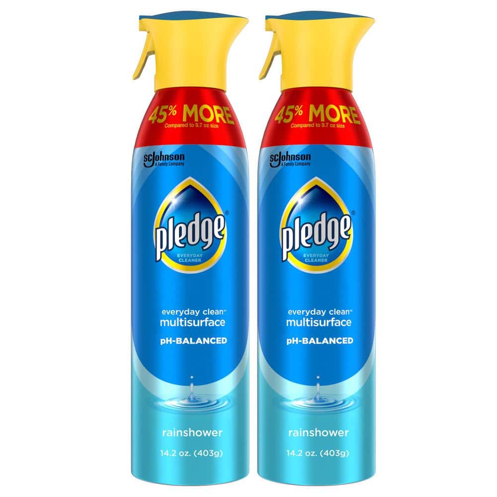 Pledge 14.2 oz. Rainshower Scent All-Purpose Multi Surface Cleaner ...