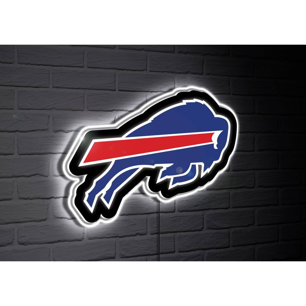 Evergreen Buffalo Bills Team Logo Shaped Plug in LED Lighted Sign ...