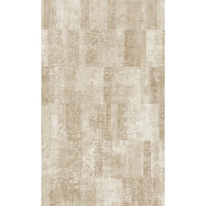 Walls Republic Beige Minimalist Grass Leaves 57 sq. ft. Non-Woven ...