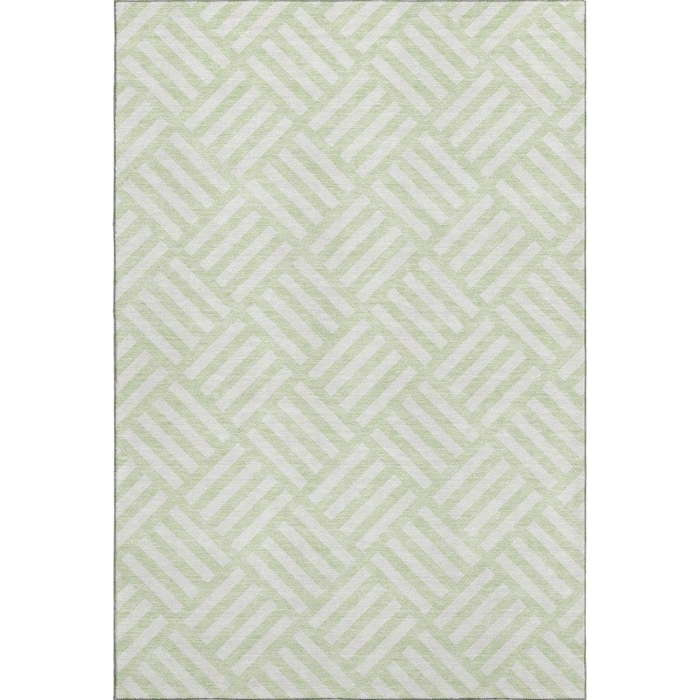 Addison Rugs Mayfield Premium Machine Washable Indoor/Outdoor Geometric ...