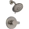 Peerless Xander 1-Handle Wall-Mount Shower Faucet Trim Kit in Brushed ...