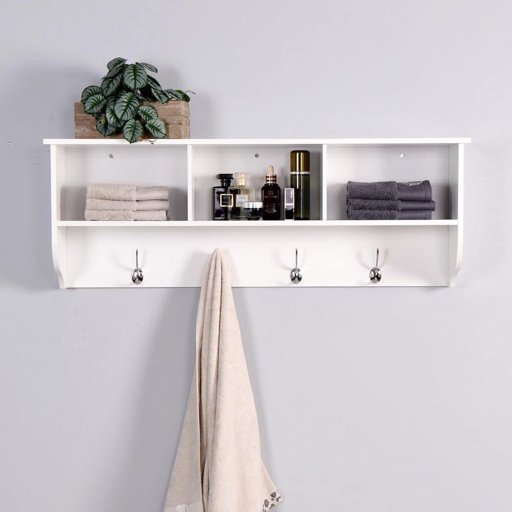 Have a question about Noble House Sebastian White MDF Wall Mounted Coat ...