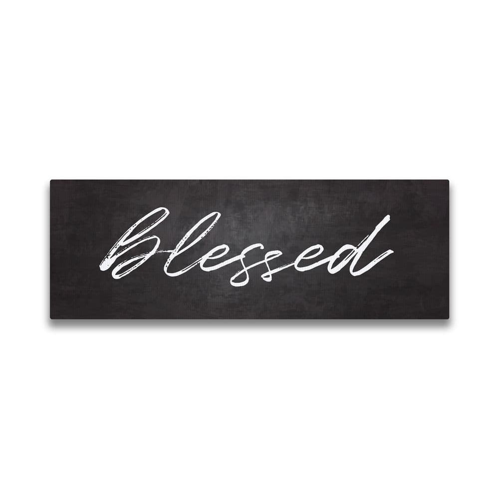"Blessed" by WGI Gallery Unframed Thanksgiving Art Print 7 in. x 20 in ...