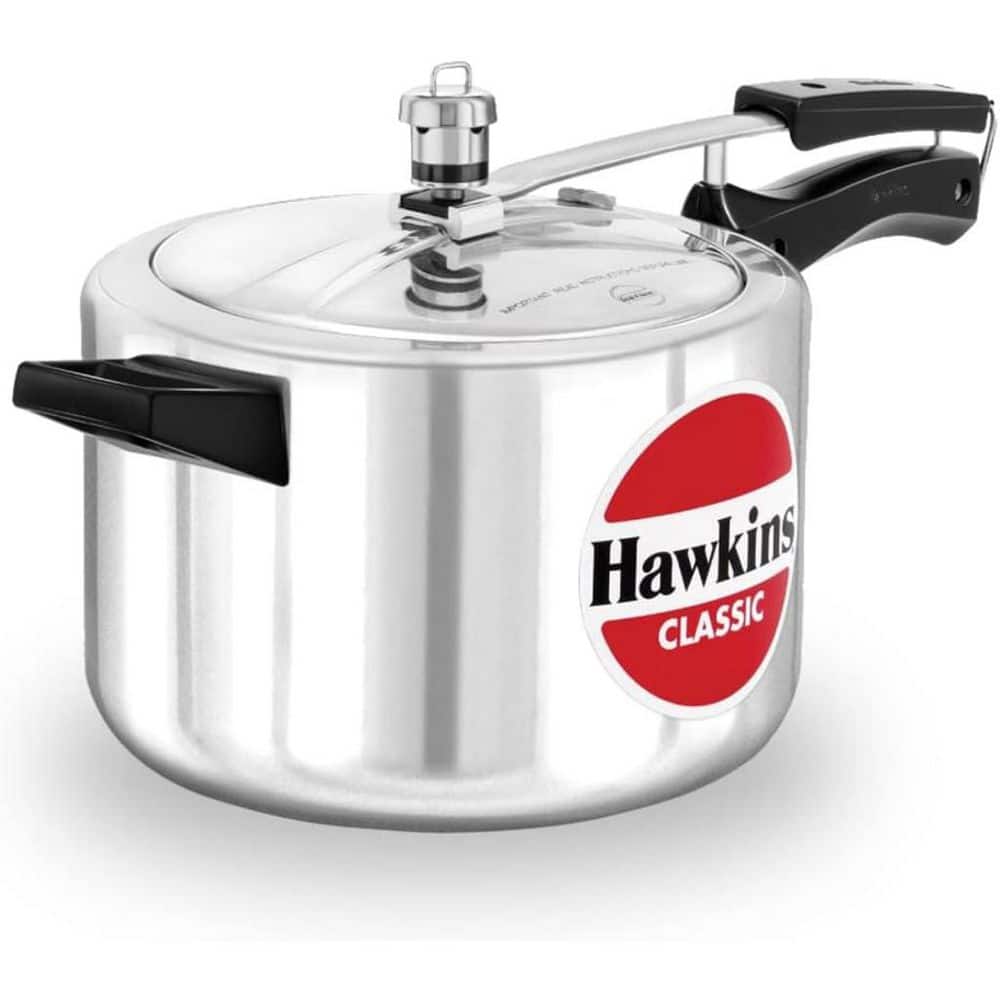 HAWKINS 5.3 qt. Aluminum Stove Top Pressure Cooker Silver CL50 - The ...