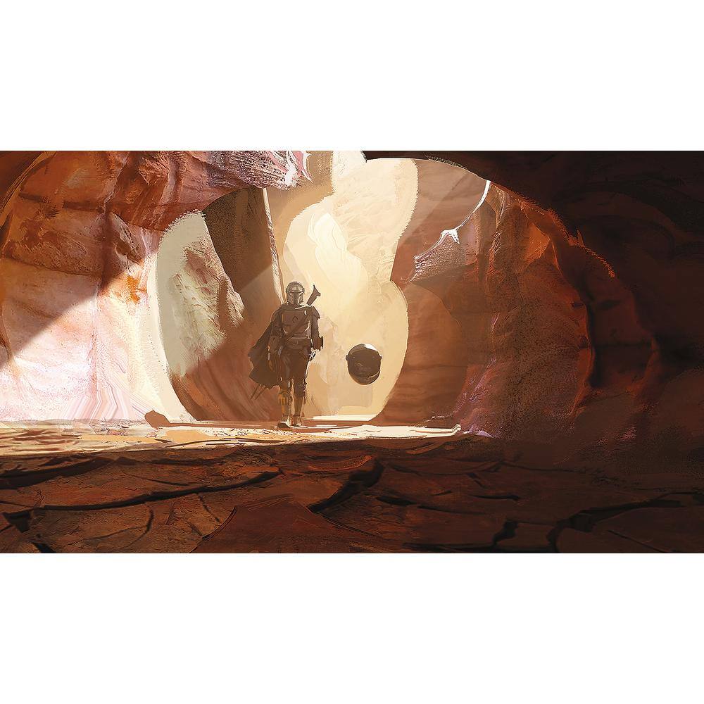 RoomMates Star Wars: The Mandalorian Brown Novelty Peel and Stick Wall ...