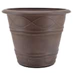 Arcadia Garden Products Garden Bowl 12 in. x 4-1/2 in. Chocolate PSW ...