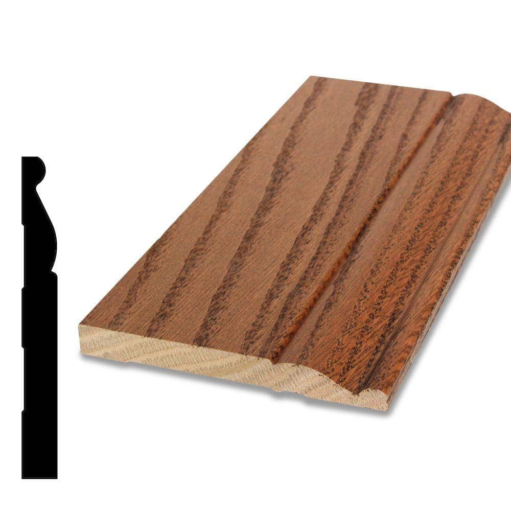 Alexandria Moulding AL 6718 1/2 in. x 4-1/4 in. English Chestnut ...