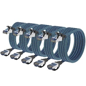 Yichuhaoxi Cat8 Ethernet Cable 5 ft. Cat-8 Flat RJ45 Computer Internet ...