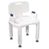 Drive Medical Bath Bench with Back and Arms RTL12505 - The Home Depot