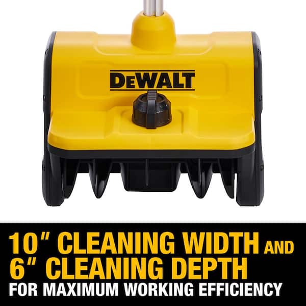 DEWALT 10 in. 20-Volt MAX Battery Powered Snow Shovel Snow Thrower with ...