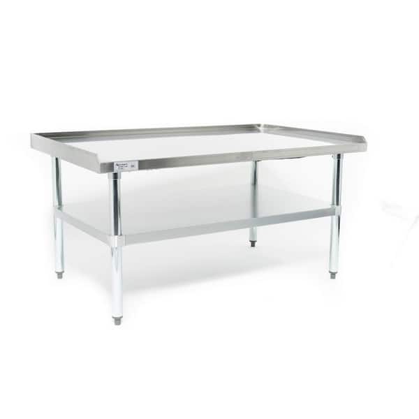 Adcraft Stainless Steel 48 in. Commercial Kitchen Prep Table ES-3048 ...