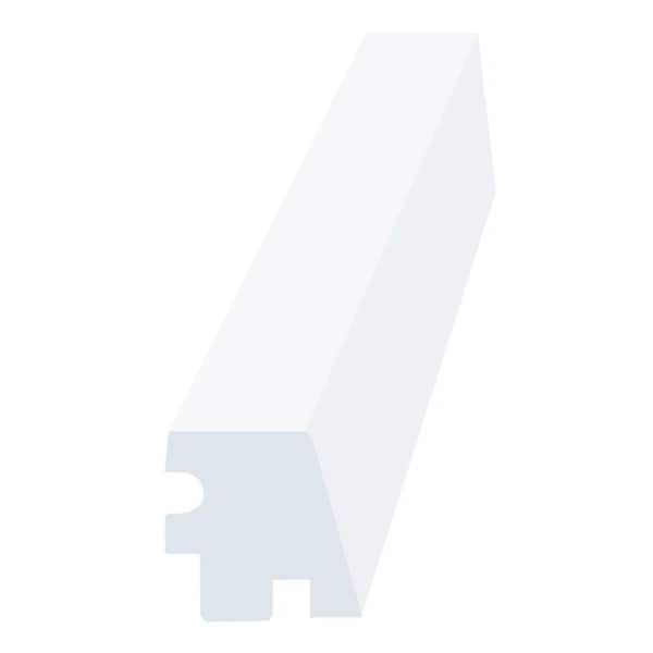 Royal Mouldings 1-3/8 in. x 1-5/16 in. x 84 in. Vinyl Sill Moulding ...
