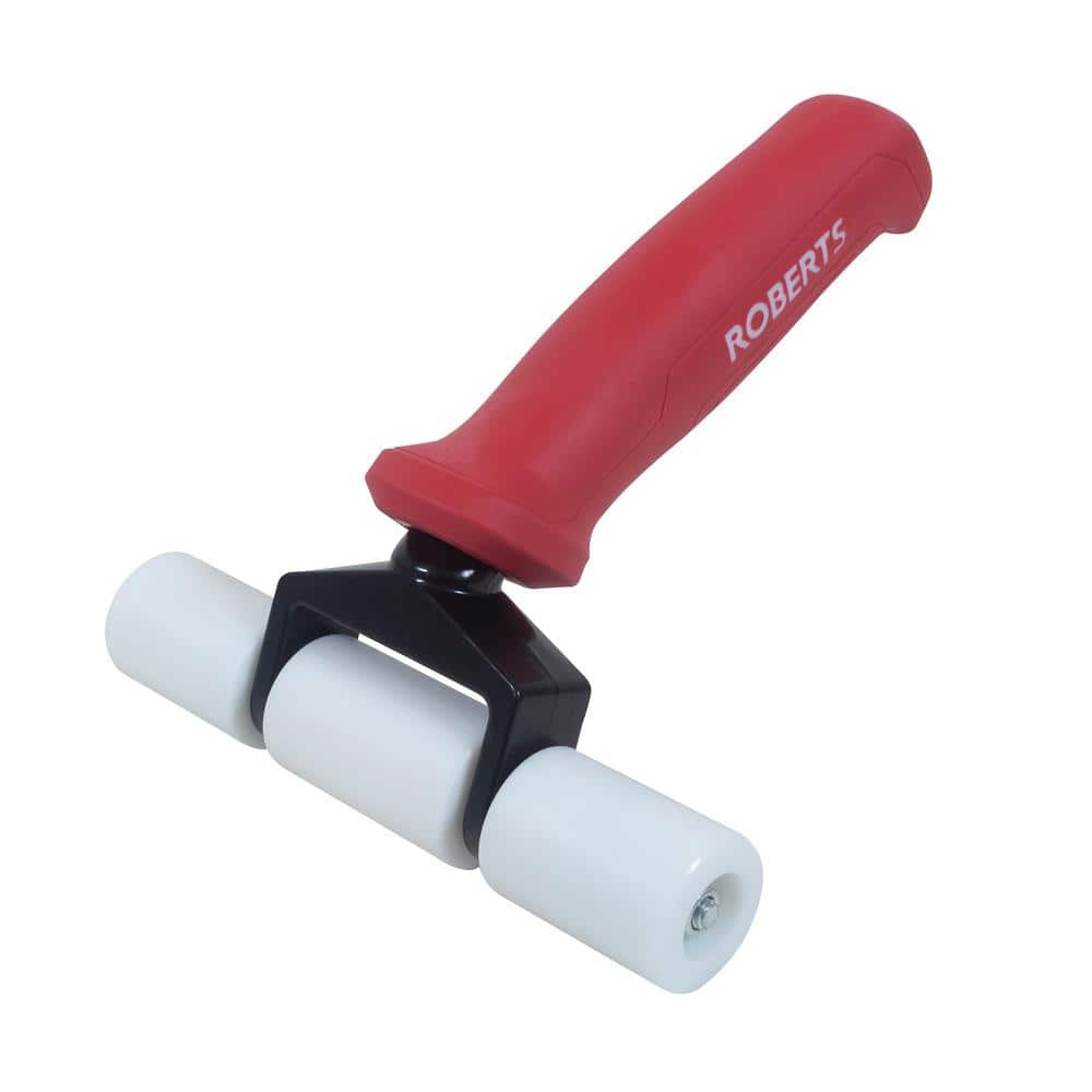 ROBERTS 6 in. W x 1.18 in. D Pro Cut Pile Carpet Seam Roller Tool with ...