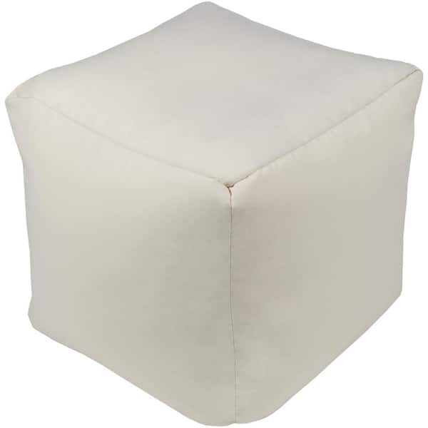 Livabliss Doralee Accent Pouf in Beige S00151097689 - The Home Depot