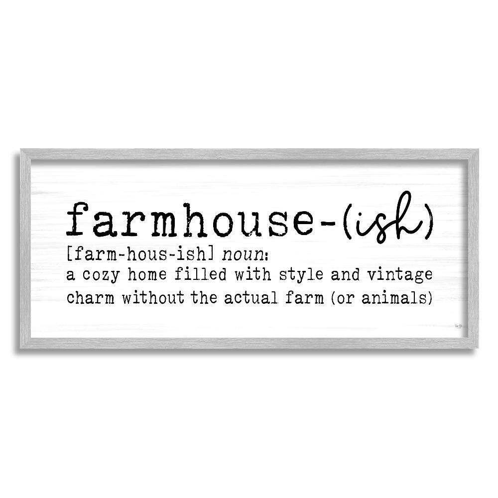 Stupell Industries Farmhouse-Ish Playful Definition by Lux + Me Designs ...