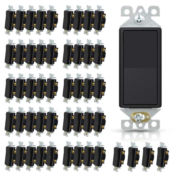 Reviews for Etokfoks 15 Amp Single-Pole Decorative Paddle Rocker Light ...