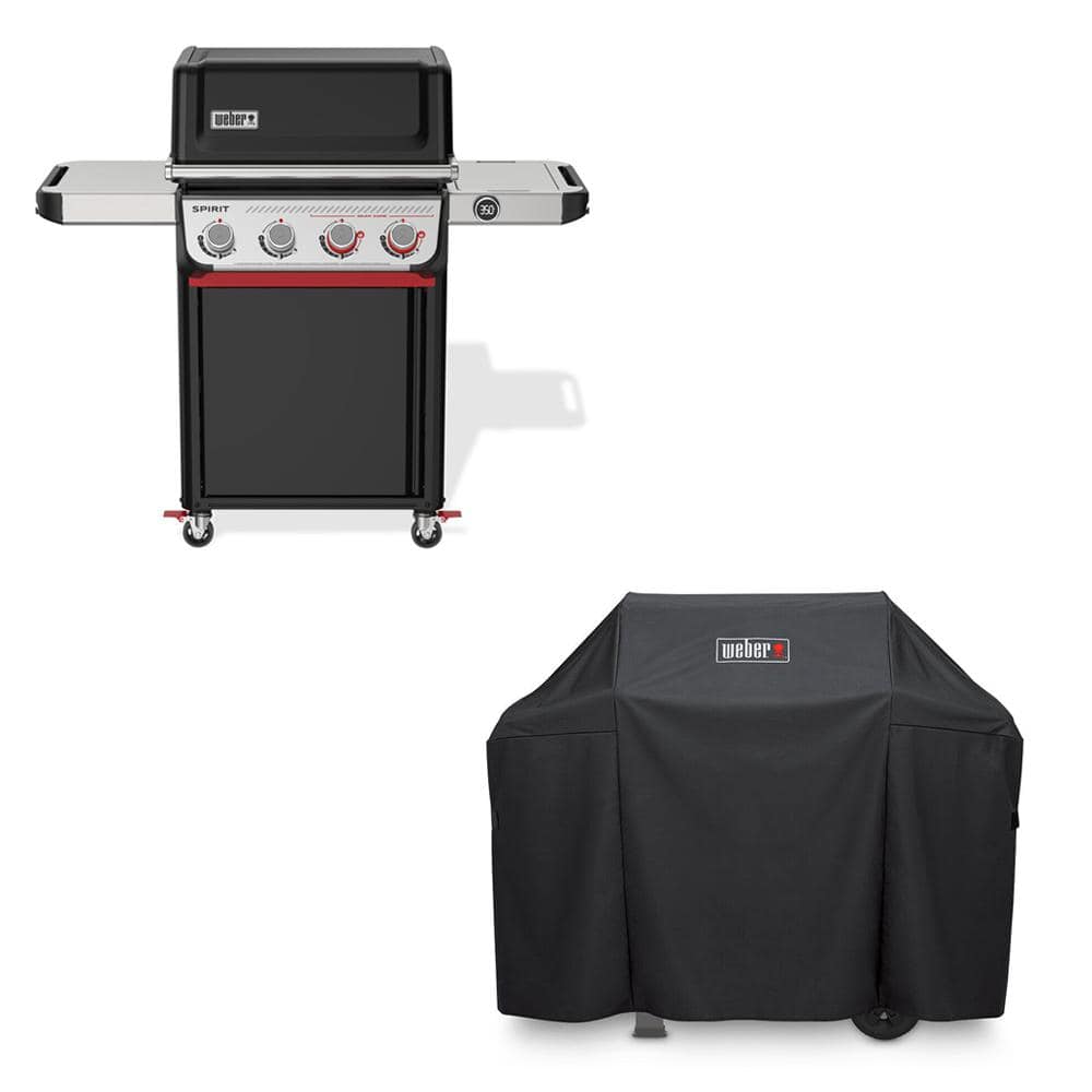 Weber Spirit EP-425 4-Burner Liquid Propane Gas Grill in Black with ...