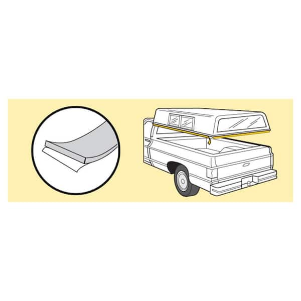 M-D Building Products 30 ft. Gray Foam Tape Camper Weatherstrip ...