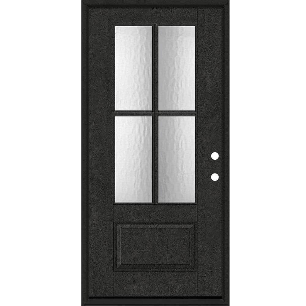 Steves & Sons Regency 36 in. x 80 in. 3/4 Lite 4 SDL Oasis Decorative ...