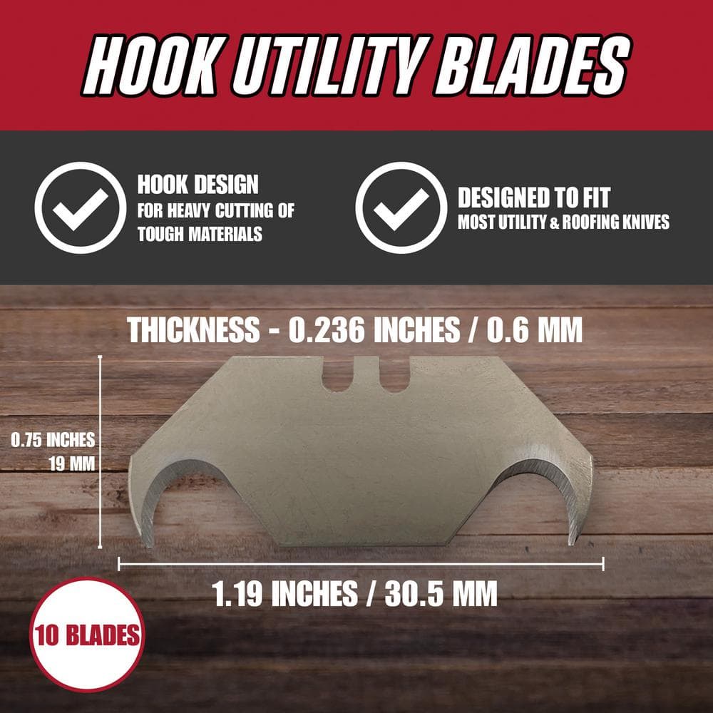 Husky Hook Blades (10-Pack) HKY00067 - The Home Depot