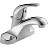 Delta Foundations 4 in. Centerset Single-Handle Bathroom Faucet in ...