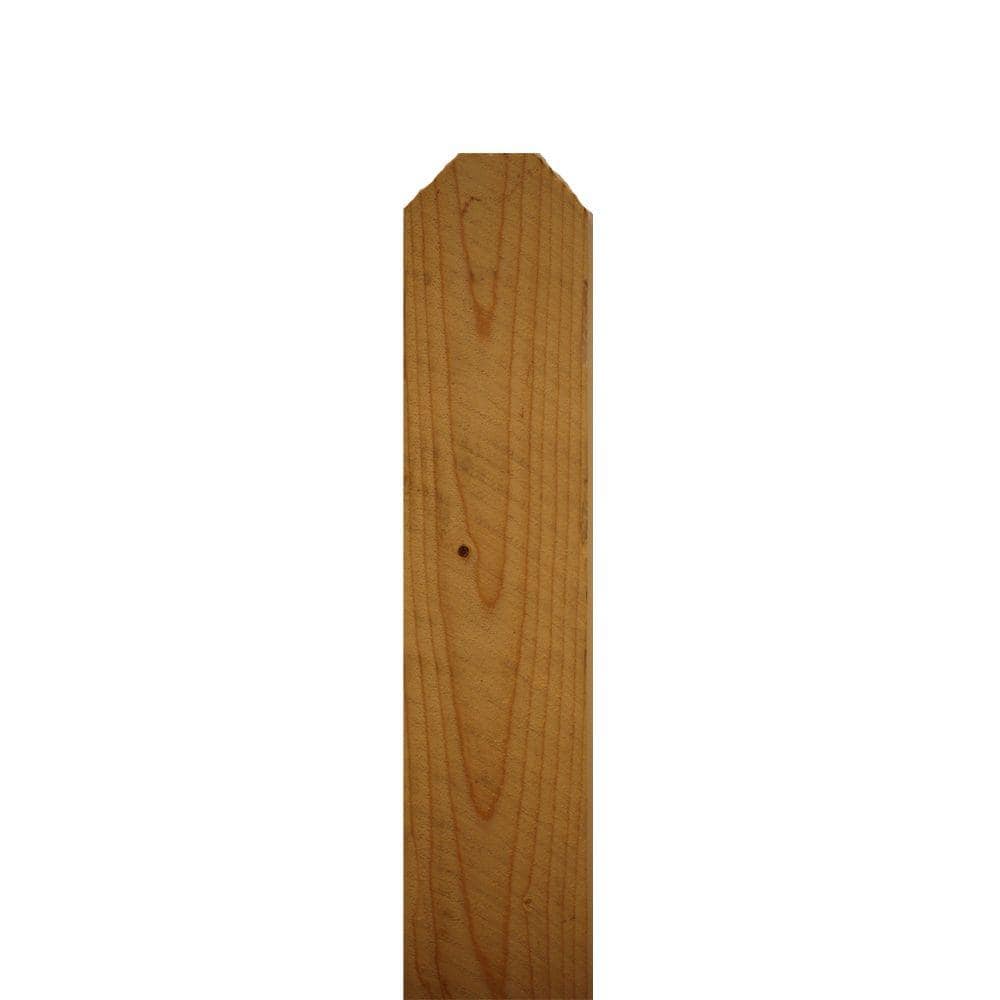 5/8 X X Pressure-Treated Pine Dog-Ear Wood Fence Picket 0200150 The ...