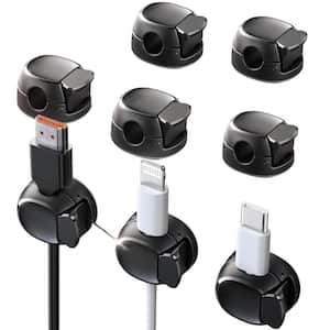 Yichuhaoxi 8 Pack Magnetic Cord Organizer Holder Strong Adhesive Desk Cable Management for Home ...