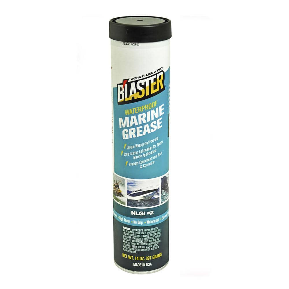 Blaster 14 oz. Waterproof Marine Grease Cartridge for Grease Gun GR-14C ...