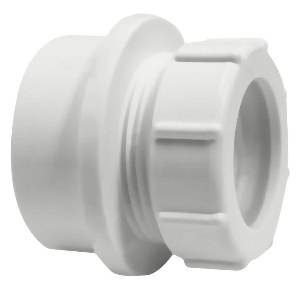 IPEX 1-1/2 in. x 1-1/4 in. PVC DWV SPG x Slip-Joint Trap Adapter with ...