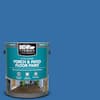 BEHR PREMIUM 1 gal. #P520-6 Mega Blue Gloss Enamel Interior/Exterior ...