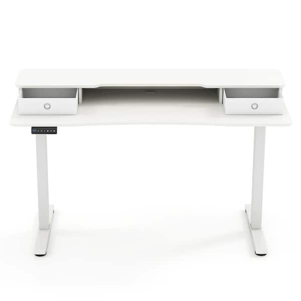 HONEY JOY 55" x 24" Height Adjustable Electric Standing Desk with ...