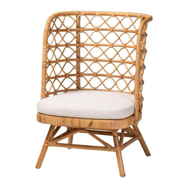 Honey brown wicker tania office chair store