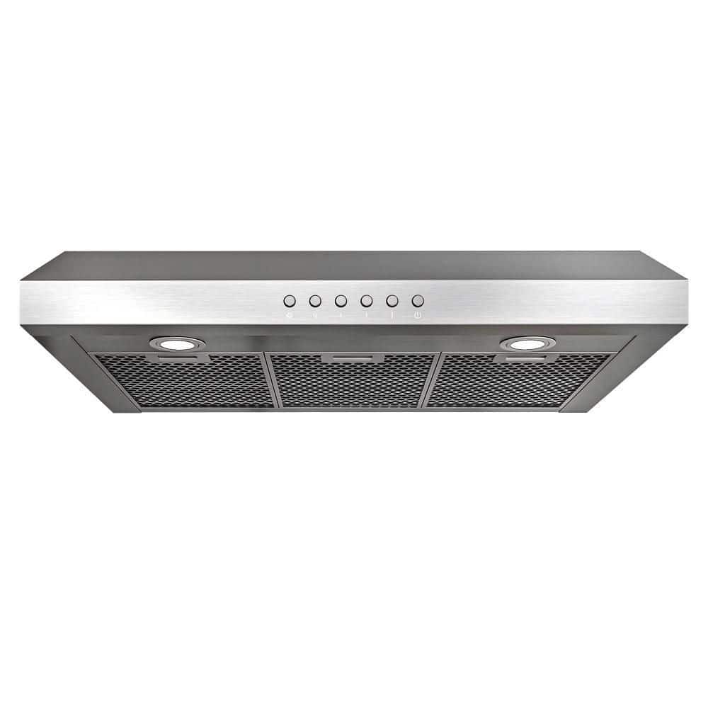 Airmeet 36 in. 900 CFM Ducted Under Cabinet Range Hood in Stainless ...