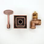 Blue Flame Universal Square Flange for 1/2 and 3/4 Gas Valve in Flat ...