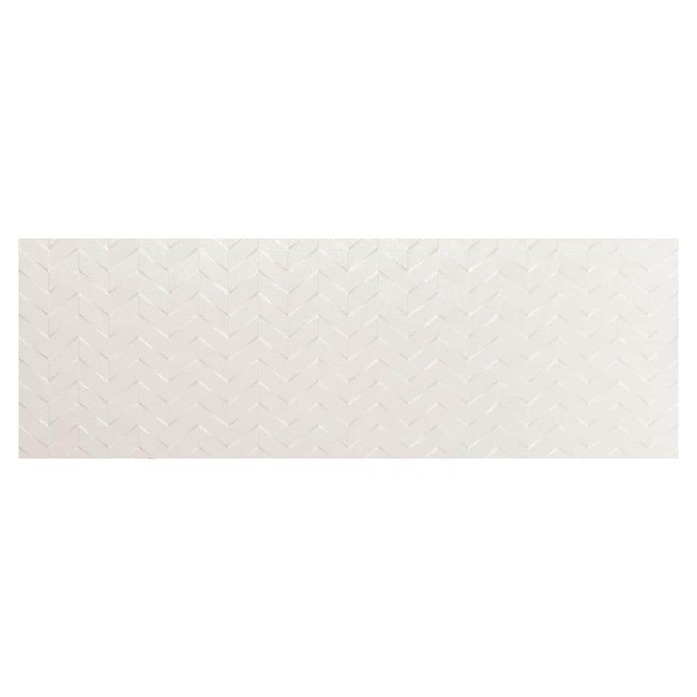 Ivy Hill Tile Hatter Wind 4 in. x 0.39 in. Textured Ceramic Wall Tile ...
