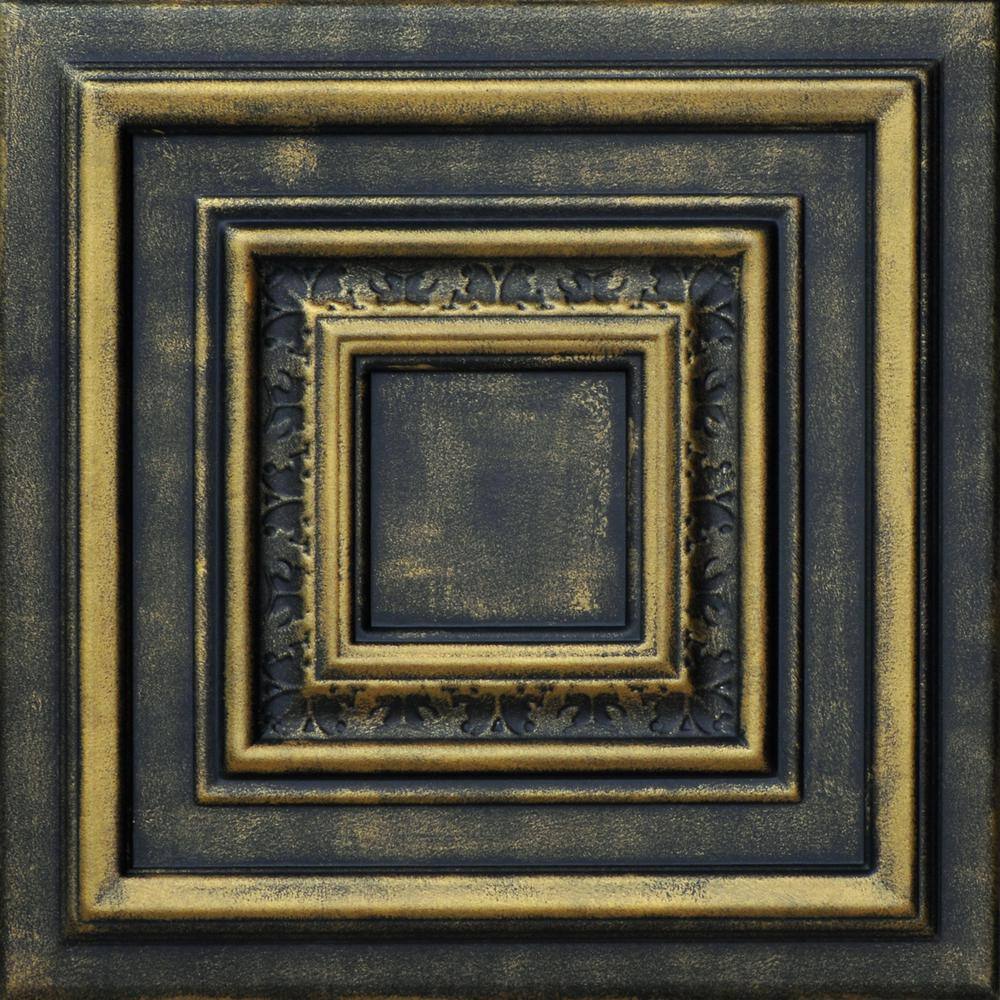 Reviews for A La Maison Ceilings Chestnut Grove Black Brass 1.6 ft. x 1 ...