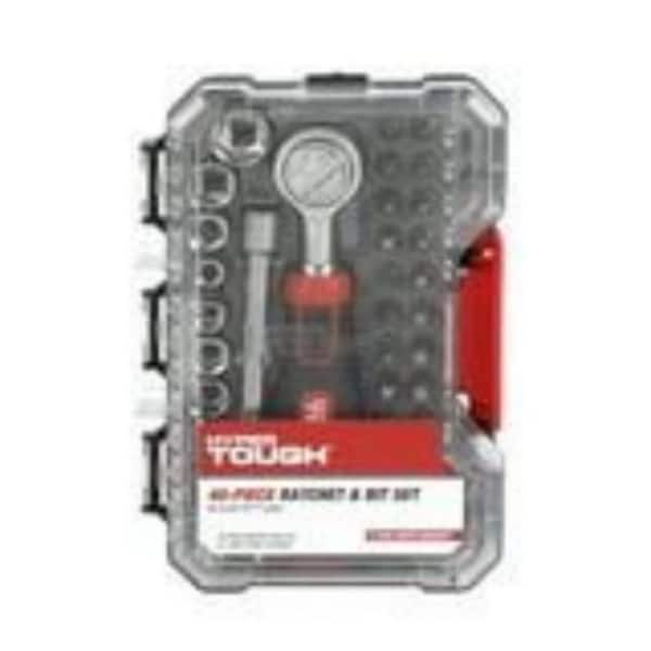 maocao hoom Hyper Tough 40-Piece Socket and Bit Set in Click Fit Case Y ...