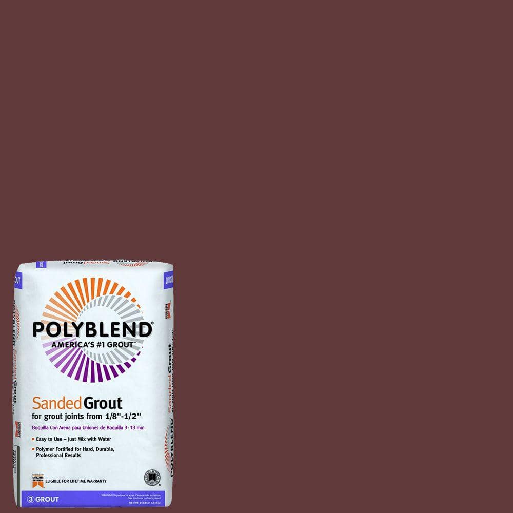 Custom Building Products Polyblend #96 Quarry Red Clay 25 lb. Sanded ...