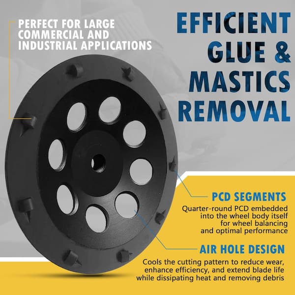 9 Segment Diamond Wheel 7" Inch PCD Grinding Wheel 9 Segments For ...