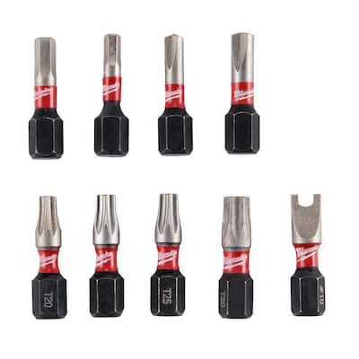 Milwaukee SHOCKWAVE Impact Duty Alloy Steel Torx Security Screw Driver ...