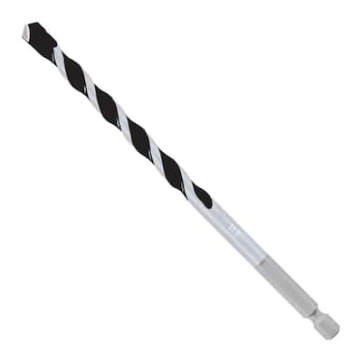 DIABLO 1/2 in. Carbide Tipped Tile and Stone Drill Bit DMANS1060 - The ...