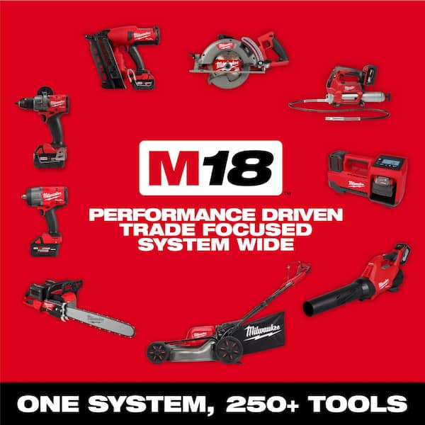 Milwaukee M18 Fuel 18V 10 in. Brushless Cordless Battery Powered Pole Saw Kit Quik-Lok ...