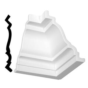 Focal Point 1/4 in. x 8-1/2 x 5 in. Primed Polyurethane St. James Crown ...