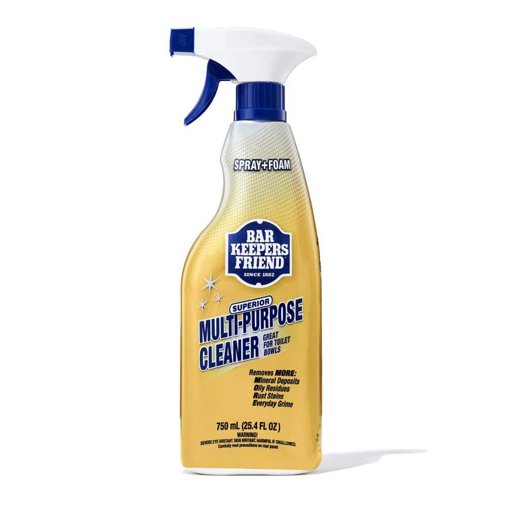 Bar Keepers Friend 25.4 oz. More Spray and Foam All-Purpose Cleaner ...
