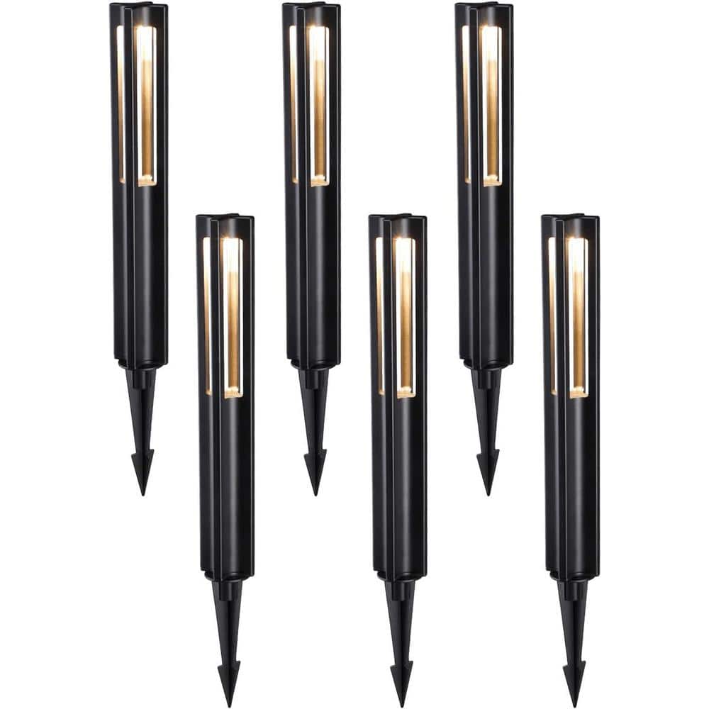 Lukyamzn Black Low Voltage Plug-in Waterproof Path Light with 172LM 3W ...